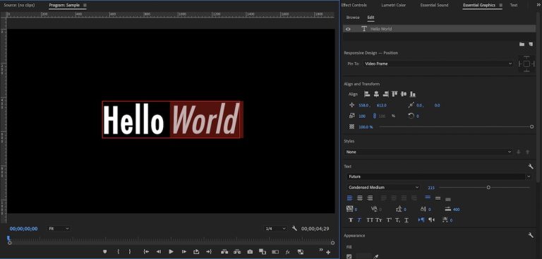 Premiere Pro 新時代：擁抱 Essential Graphics，告別 Legacy Title 字幕！ - 杰客森林