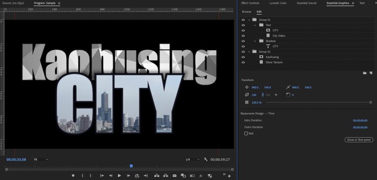 Premiere Pro 新時代：擁抱 Essential Graphics，告別 Legacy Title 字幕！ - 杰客森林